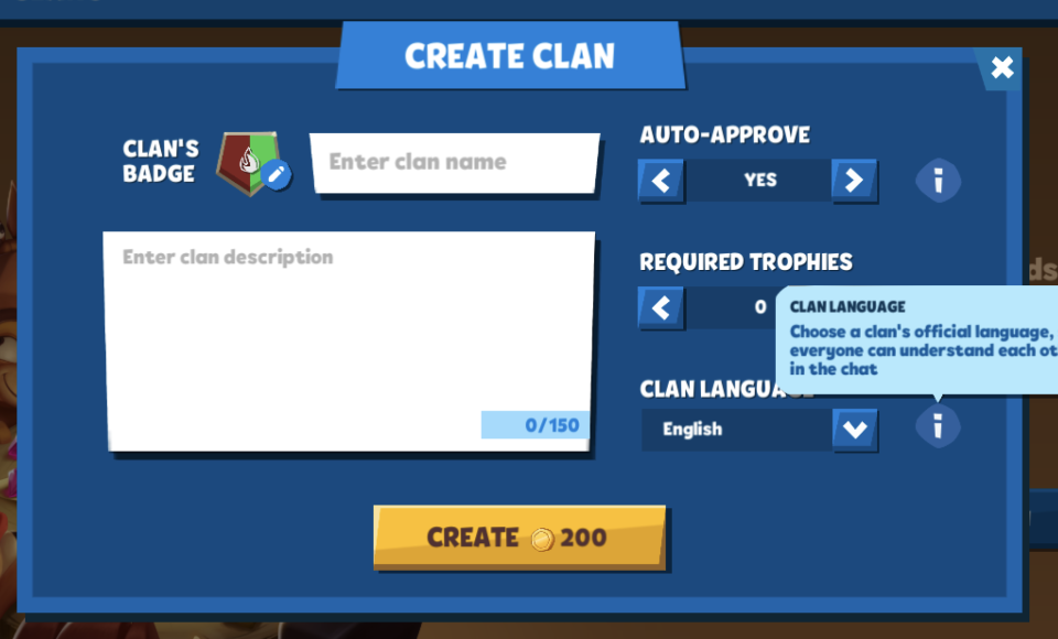 How to create a Clan? – English